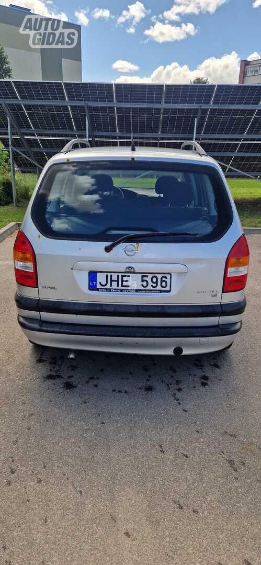 Grey Opel Zafira 2002 in Vilnius, with an engine capacity of 1.80 L and mileage of 288 thousand km for 1300 €, photo 15 on AUTOMOTO.COM.LV