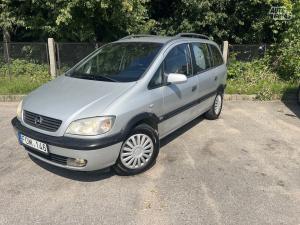 Pelēks Opel Zafira 2002 Šauļi, ar dzinēja tilpumu 2.00 L un nobraukumu 281 tūkst. km par 549 €, foto  vietnē AUTOMOTO.COM.LV