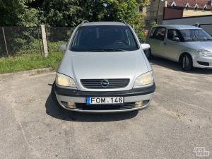 Pelēks Opel Zafira 2002 Šauļi, ar dzinēja tilpumu 2.00 L un nobraukumu 281 tūkst. km par 549 €, foto 3 vietnē AUTOMOTO.COM.LV