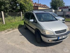 Pelēks Opel Zafira 2002 Šauļi, ar dzinēja tilpumu 2.00 L un nobraukumu 281 tūkst. km par 549 €, foto 4 vietnē AUTOMOTO.COM.LV