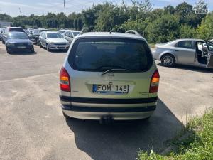 Pelēks Opel Zafira 2002 Šauļi, ar dzinēja tilpumu 2.00 L un nobraukumu 281 tūkst. km par 549 €, foto 6 vietnē AUTOMOTO.COM.LV