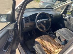 Pelēks Opel Zafira 2002 Šauļi, ar dzinēja tilpumu 2.00 L un nobraukumu 281 tūkst. km par 549 €, foto 14 vietnē AUTOMOTO.COM.LV