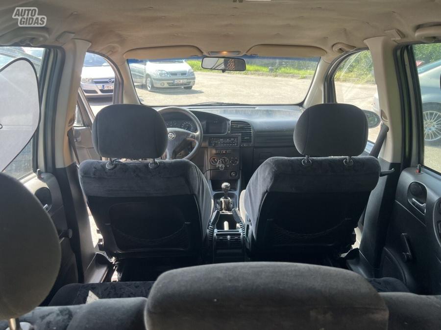 Pelēks Opel Zafira 2002 Šauļi, ar dzinēja tilpumu 2.00 L un nobraukumu 281 tūkst. km par 549 €, foto 16 vietnē AUTOMOTO.COM.LV