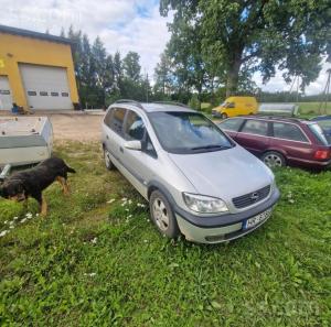 Pelēks Opel Zafira 2002 Limbaži, ar dzinēja tilpumu 2.00 L un nobraukumu 380 tūkst. km par 800 €, foto  vietnē AUTOMOTO.COM.LV