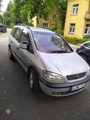 Pelēks Opel Zafira 2002 Viļņa, ar dzinēja tilpumu 2.00 L un nobraukumu 240 tūkst. km par 500 €, foto 4 vietnē AUTOMOTO.COM.LV