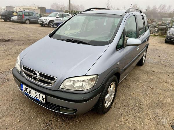 Pelēks Opel Zafira 2003 Viļņa, ar dzinēja tilpumu 2.00 L un nobraukumu 400 tūkst. km par 650 €, foto 3 vietnē AUTOMOTO.COM.LV