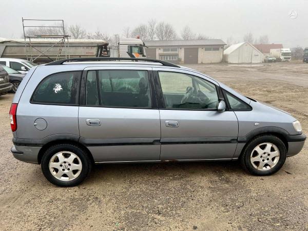 Pelēks Opel Zafira 2003 Viļņa, ar dzinēja tilpumu 2.00 L un nobraukumu 400 tūkst. km par 650 €, foto 7 vietnē AUTOMOTO.COM.LV