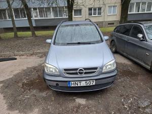 Pelēks Opel Zafira 2003 Kauņa, ar dzinēja tilpumu 2.00 L un nobraukumu 320 tūkst. km par 1000 €, foto 2 vietnē AUTOMOTO.COM.LV