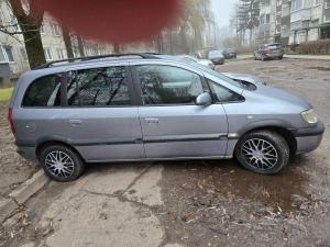 Pelēks Opel Zafira 2003 Kauņa, ar dzinēja tilpumu 2.00 L un nobraukumu 320 tūkst. km par 1000 €, foto 6 vietnē AUTOMOTO.COM.LV