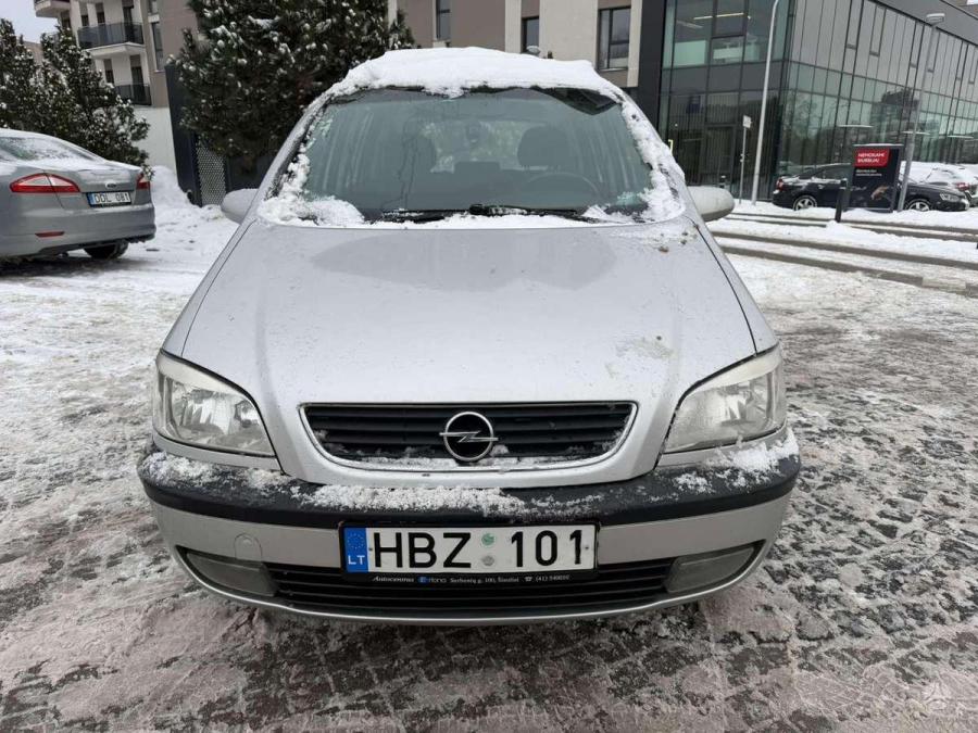 Pelēks Opel Zafira 2003 Viļņa, ar dzinēja tilpumu 2.17 L un nobraukumu 310 tūkst. km par 500 €, foto 8 vietnē AUTOMOTO.COM.LV