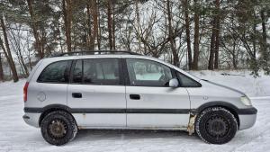 Grey Opel Zafira 2003 in Vilnius, with an engine capacity of 2.20 L and mileage of 400 thousand km for 450 €, photo 5 on AUTOMOTO.COM.LV