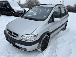 Grey Opel Zafira 2003 in Vilkaviskis, with an engine capacity of 1.80 L and mileage of 180 thousand km for 950 €, photo  on AUTOMOTO.COM.LV
