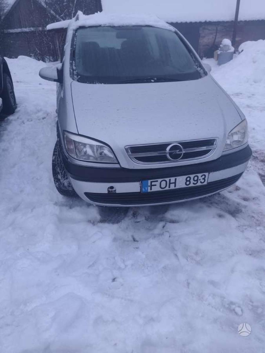Pelēks Opel Zafira 2003 Švenčionys, ar dzinēja tilpumu 2.00 L un nobraukumu 305 tūkst. km par 1100 €, foto 2 vietnē AUTOMOTO.COM.LV
