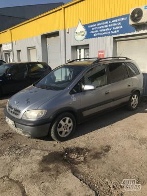 Pelēks Opel Zafira 2003 Šauļi, ar dzinēja tilpumu 2.20 L un nobraukumu 298 tūkst. km par 300 €, foto  vietnē AUTOMOTO.COM.LV