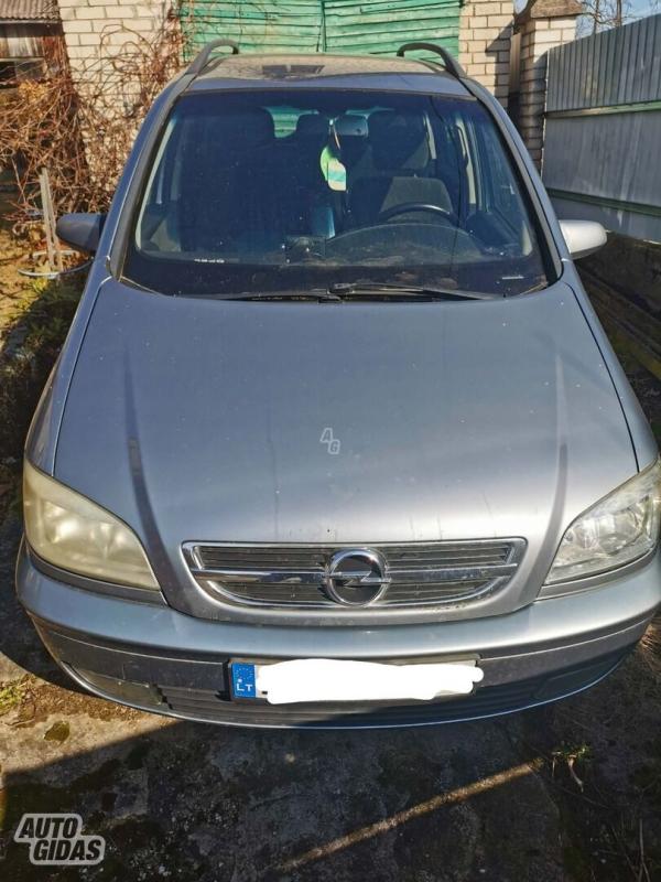 Grey Opel Zafira 2003 in Jurbarkas, with an engine capacity of 2.20 L and mileage of 370 thousand km for 650 €, photo 6 on AUTOMOTO.COM.LV
