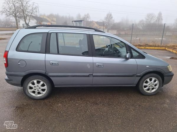 Pelēks Opel Zafira 2003 Šauļi, ar dzinēja tilpumu 2.00 L un nobraukumu 200 tūkst. km par 999 €, foto 6 vietnē AUTOMOTO.COM.LV