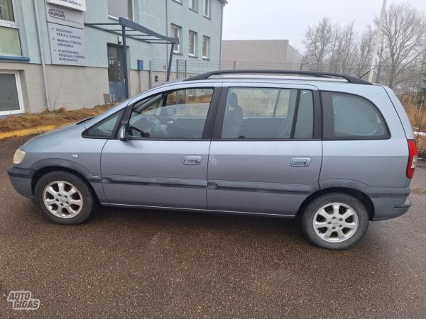 Pelēks Opel Zafira 2003 Šauļi, ar dzinēja tilpumu 2.00 L un nobraukumu 200 tūkst. km par 999 €, foto 7 vietnē AUTOMOTO.COM.LV