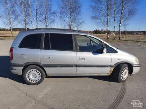 Pelēks Opel Zafira 2003 Viļņa, ar dzinēja tilpumu 1.80 L un nobraukumu 270 tūkst. km par 750 €, foto 3 vietnē AUTOMOTO.COM.LV
