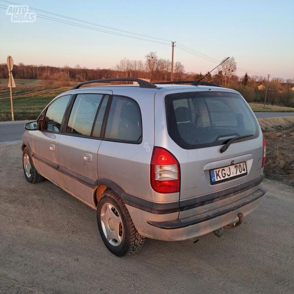 Grey Opel Zafira 2003 in Alytus, with an engine capacity of 2.00 L and mileage of 34 thousand km for 650 €, photo 5 on AUTOMOTO.COM.LV