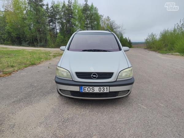 Pelēks Opel Zafira 2003 Viļņa, ar dzinēja tilpumu 2.00 L un nobraukumu 225 tūkst. km par 1200 €, foto 1 vietnē AUTOMOTO.COM.LV
