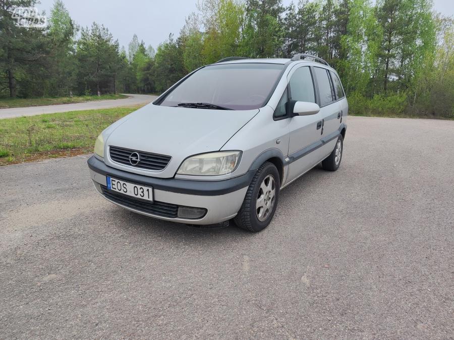 Grey Opel Zafira 2003 in Vilnius, with an engine capacity of 2.00 L and mileage of 225 thousand km for 1200 €, photo 3 on AUTOMOTO.COM.LV