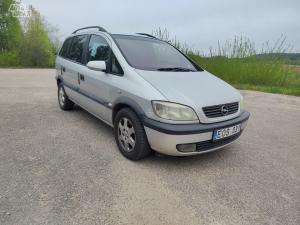 Grey Opel Zafira 2003 in Vilnius, with an engine capacity of 2.00 L and mileage of 225 thousand km for 1200 €, photo 4 on AUTOMOTO.COM.LV
