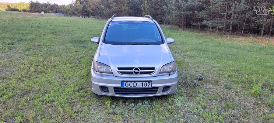 Pelēks Opel Zafira 2003 Druskininkai, ar dzinēja tilpumu 2.20 L un nobraukumu 330 tūkst. km par 380 €, foto 4 vietnē AUTOMOTO.COM.LV