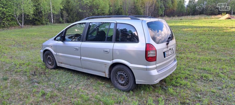 Pelēks Opel Zafira 2003 Druskininkai, ar dzinēja tilpumu 2.20 L un nobraukumu 330 tūkst. km par 380 €, foto 8 vietnē AUTOMOTO.COM.LV