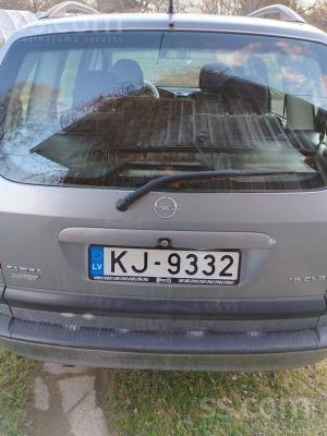 Grey Opel Zafira 2003 in Preili, with an engine capacity of 1.60 L and mileage of 300 thousand km for 350 €, photo 5 on AUTOMOTO.COM.LV