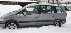 Pelēks Opel Zafira 2003 Liepāja, ar dzinēja tilpumu 2.20 L un nobraukumu 400 tūkst. km par 500 €, foto  vietnē AUTOMOTO.COM.LV