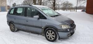 Pelēks Opel Zafira 2003 Liepāja, ar dzinēja tilpumu 2.20 L un nobraukumu 400 tūkst. km par 500 €, foto 5 vietnē AUTOMOTO.COM.LV