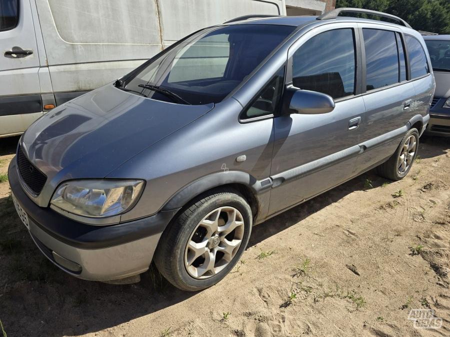 Pelēks Opel Zafira 2003 Jonava, ar dzinēja tilpumu 2.00 L un nobraukumu 350 tūkst. km par 750 €, foto 1 vietnē AUTOMOTO.COM.LV