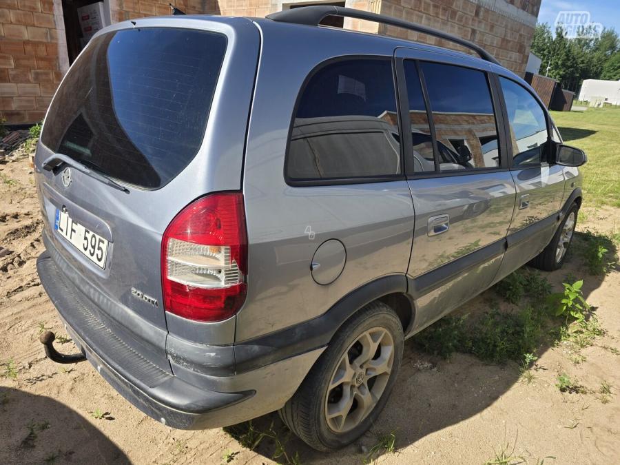 Pelēks Opel Zafira 2003 Jonava, ar dzinēja tilpumu 2.00 L un nobraukumu 350 tūkst. km par 750 €, foto 5 vietnē AUTOMOTO.COM.LV