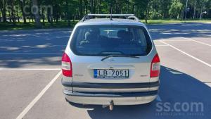 Grey Opel Zafira 2003 in Aluksne, with an engine capacity of 2.00 L and mileage of 0 thousand km for 1150 €, photo 9 on AUTOMOTO.COM.LV