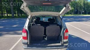 Grey Opel Zafira 2003 in Aluksne, with an engine capacity of 2.00 L and mileage of 0 thousand km for 1150 €, photo 23 on AUTOMOTO.COM.LV
