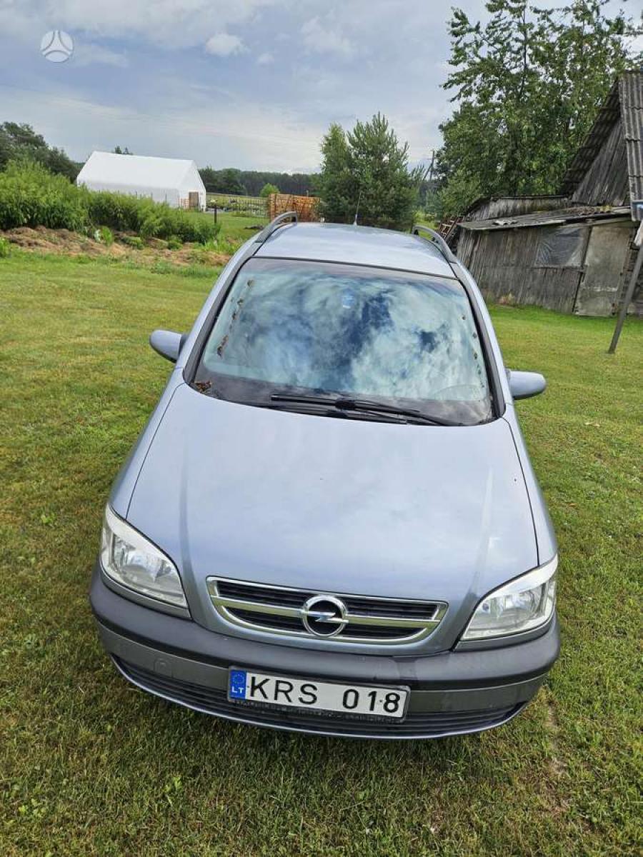Grey Opel Zafira 2003 in Kaunas, with an engine capacity of 1.70 L and mileage of 291 thousand km for 550 €, photo 13 on AUTOMOTO.COM.LV