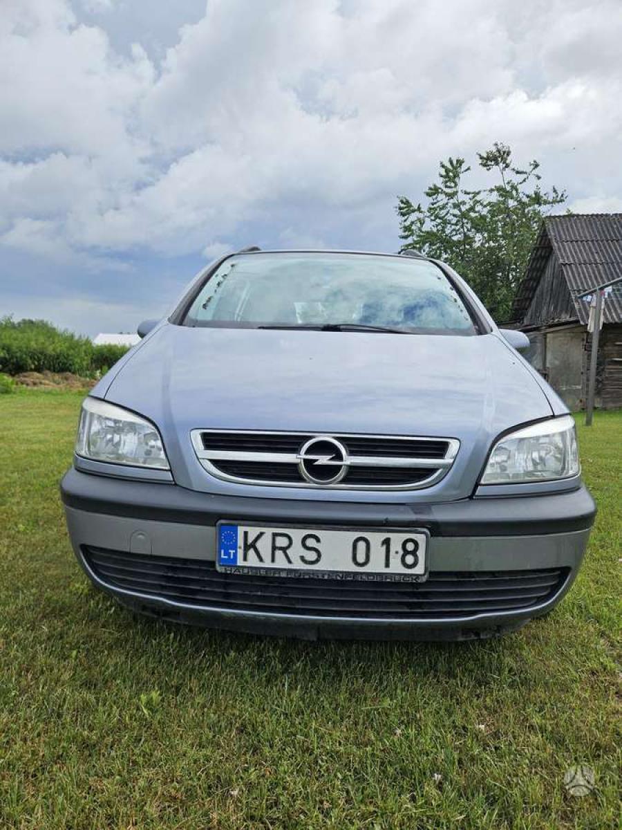 Grey Opel Zafira 2003 in Kaunas, with an engine capacity of 1.70 L and mileage of 291 thousand km for 550 €, photo 15 on AUTOMOTO.COM.LV