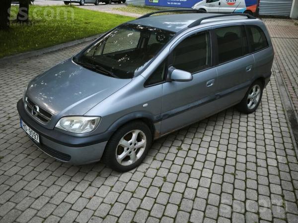 Серый Опель Зафира 2003 в Рига, объемом двигателя 1.60 л и пробегом 220 тыс. км за 650 €, фото 2 на AUTOMOTO.COM.LV