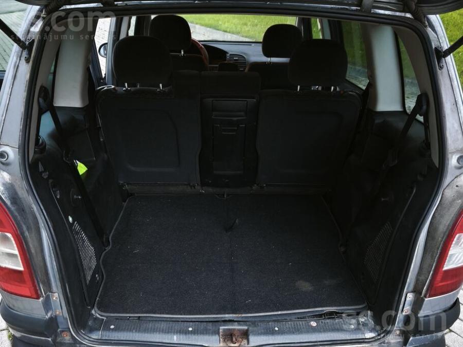 Grey Opel Zafira 2003 in Riga, with an engine capacity of 1.60 L and mileage of 220 thousand km for 650 €, photo 6 on AUTOMOTO.COM.LV