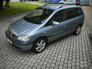 Pelēks Opel Zafira 2003 Rīga, ar dzinēja tilpumu 1.60 L un nobraukumu 220 tūkst. km par 450 €, foto 3 vietnē AUTOMOTO.COM.LV