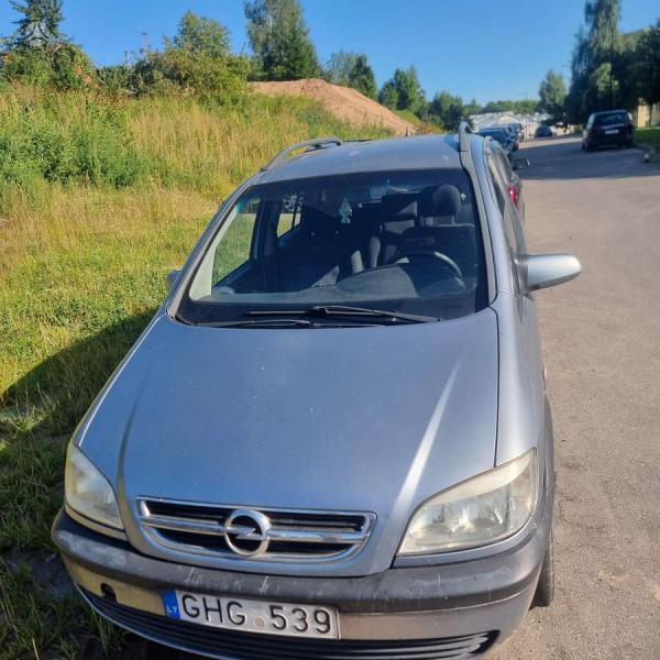 Серый Опель Зафира 2003 в Алитус, объемом двигателя 2.00 л и пробегом 350 тыс. км за 600 €, фото 5 на AUTOMOTO.COM.LV