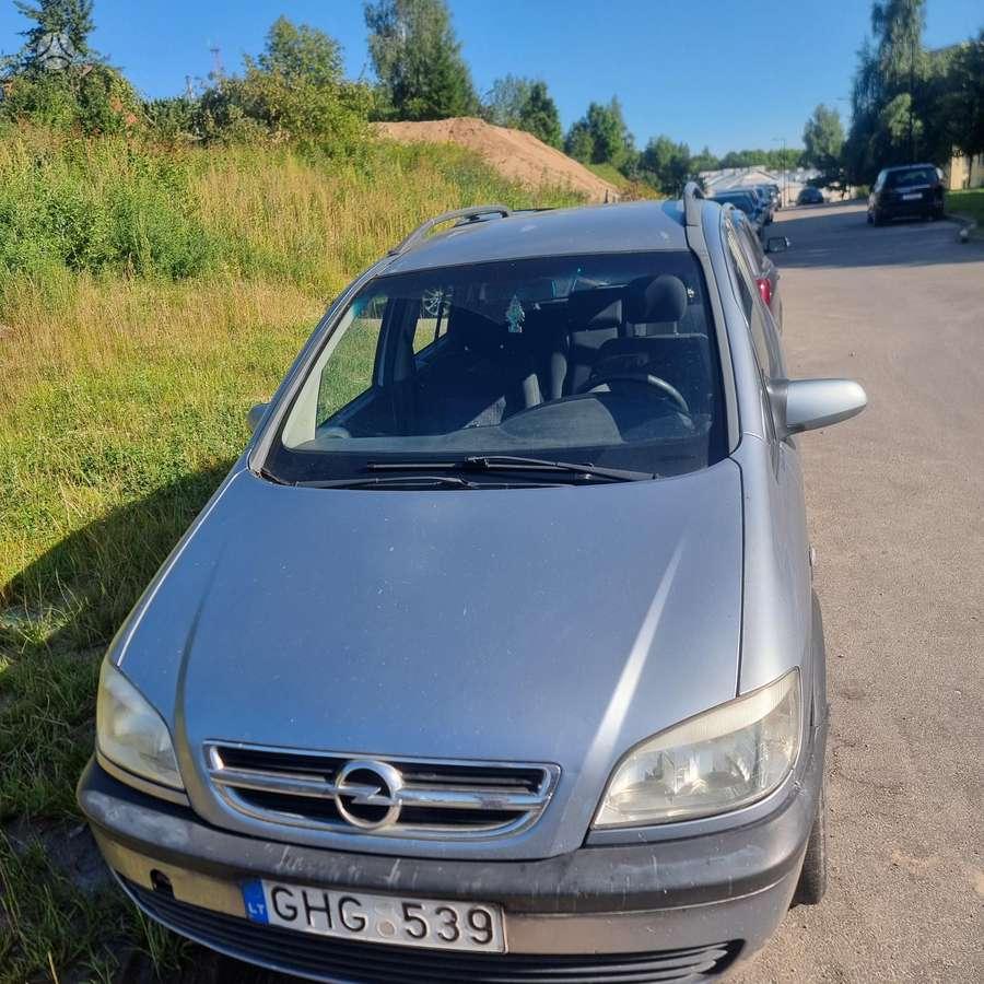 Pelēks Opel Zafira 2003 Alīta, ar dzinēja tilpumu 2.00 L un nobraukumu 350 tūkst. km par 600 €, foto 6 vietnē AUTOMOTO.COM.LV