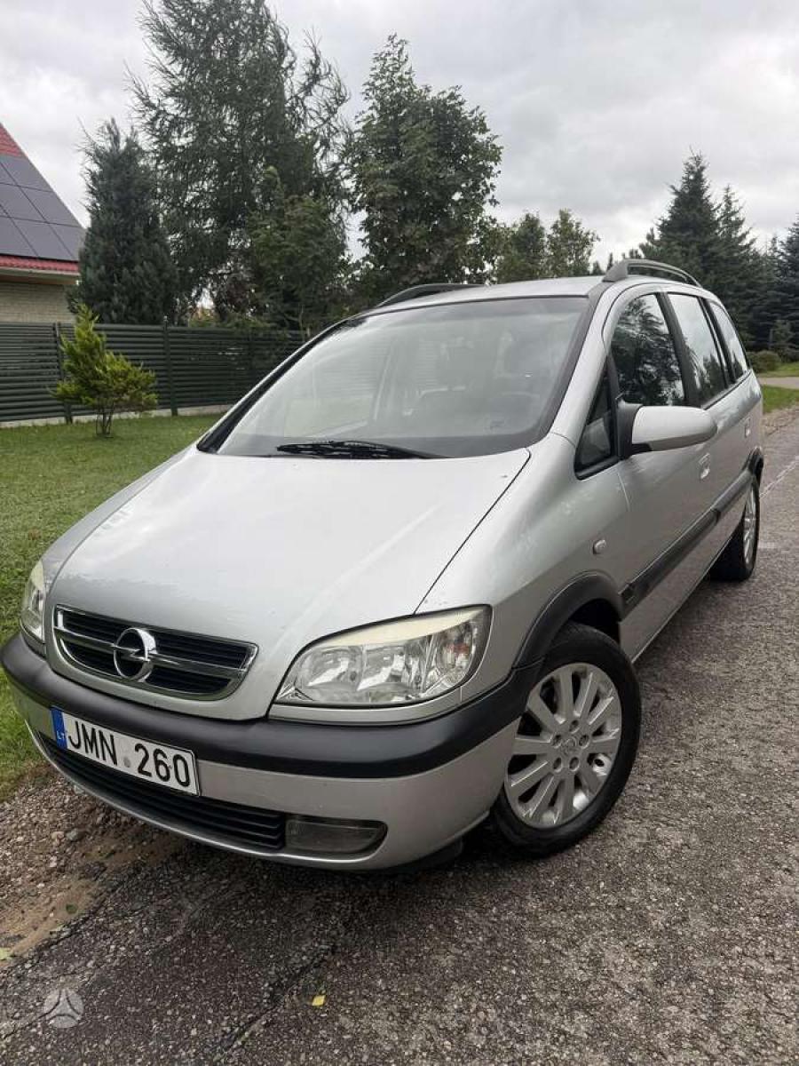 Grey Opel Zafira 2003 in Vilnius, with an engine capacity of 2.17 L and mileage of 298 thousand km for 900 €, photo 3 on AUTOMOTO.COM.LV
