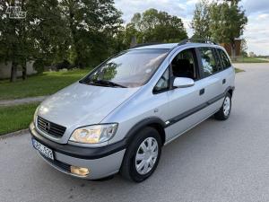 Grey Opel Zafira 2003 in Alytus, with an engine capacity of 2.00 L and mileage of 147 thousand km for 1150 €, photo  on AUTOMOTO.COM.LV