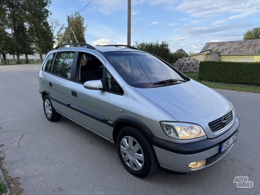 Grey Opel Zafira 2003 in Alytus, with an engine capacity of 2.00 L and mileage of 147 thousand km for 1150 €, photo 4 on AUTOMOTO.COM.LV