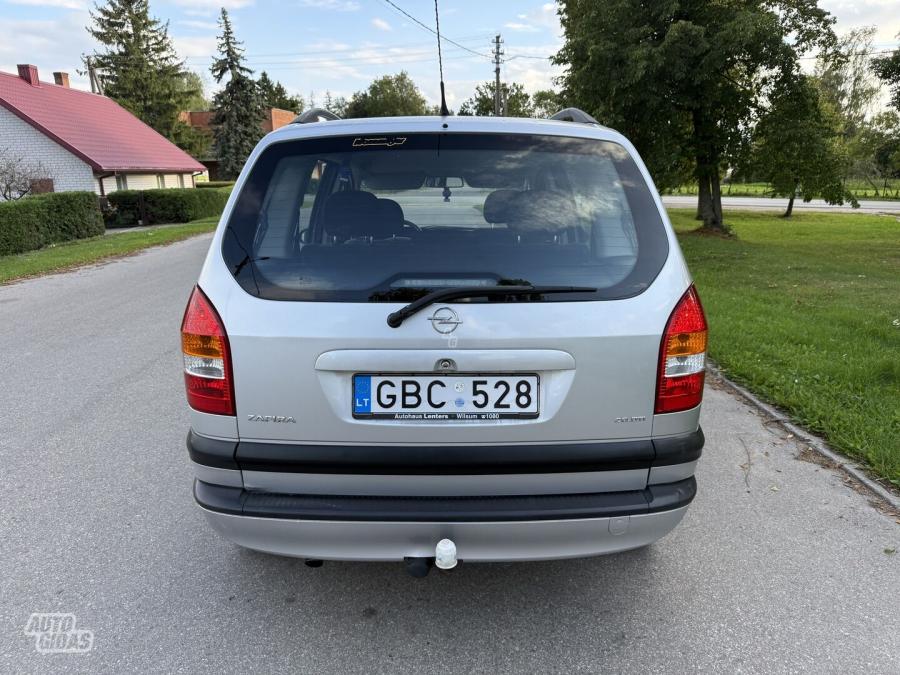 Grey Opel Zafira 2003 in Alytus, with an engine capacity of 2.00 L and mileage of 147 thousand km for 1150 €, photo 7 on AUTOMOTO.COM.LV