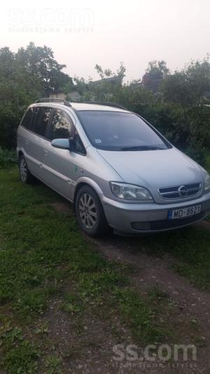 Pelēks Opel Zafira 2004 Jēkabpils, ar dzinēja tilpumu 2.20 L un nobraukumu 295 tūkst. km par 1250 €, foto 1 vietnē AUTOMOTO.COM.LV
