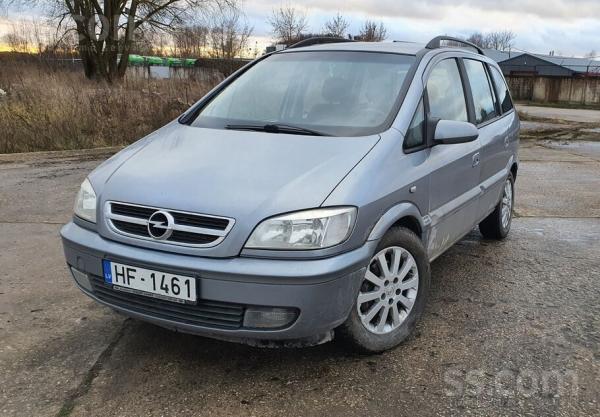 Pelēks Opel Zafira 2004 Rīga, ar dzinēja tilpumu 2.20 L un nobraukumu 290 tūkst. km par 890 €, foto 1 vietnē AUTOMOTO.COM.LV