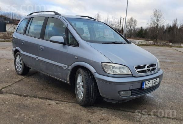 Pelēks Opel Zafira 2004 Rīga, ar dzinēja tilpumu 2.20 L un nobraukumu 290 tūkst. km par 890 €, foto 5 vietnē AUTOMOTO.COM.LV