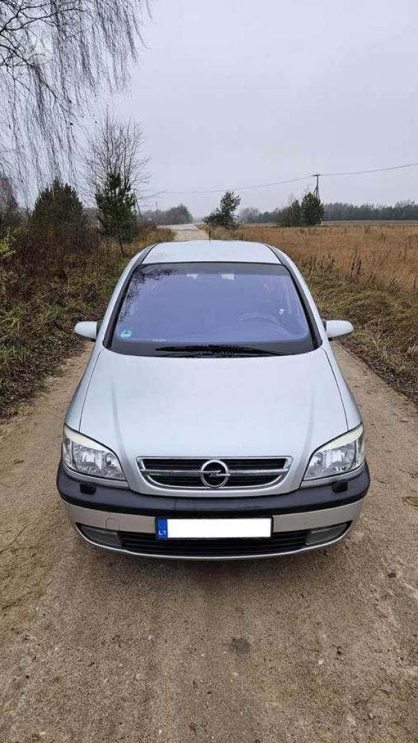 Pelēks Opel Zafira 2004 Anykščiai, ar dzinēja tilpumu 1.80 L un nobraukumu 269 tūkst. km par 1700 €, foto 2 vietnē AUTOMOTO.COM.LV